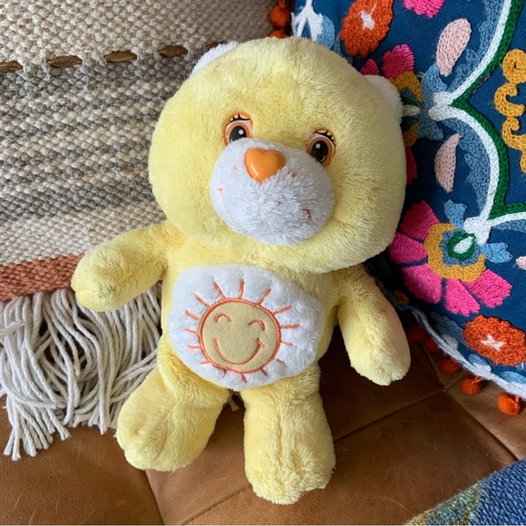 Care Bears | Toys | Mini Vintage Funshine Bear Care Bear Plush Doll ...